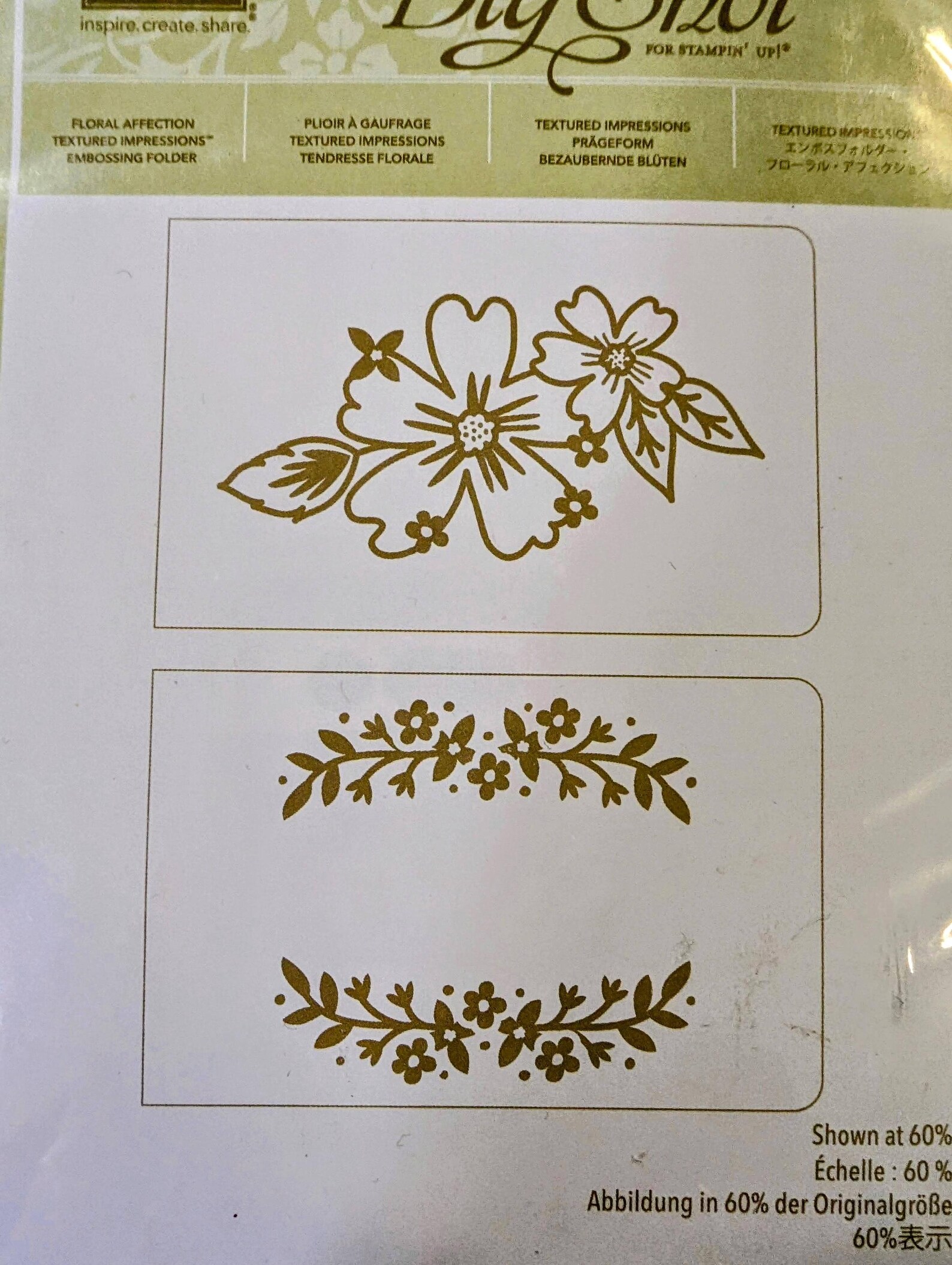 Stampin' Up! Textured Impressions Embossing Folders (J) - Etsy