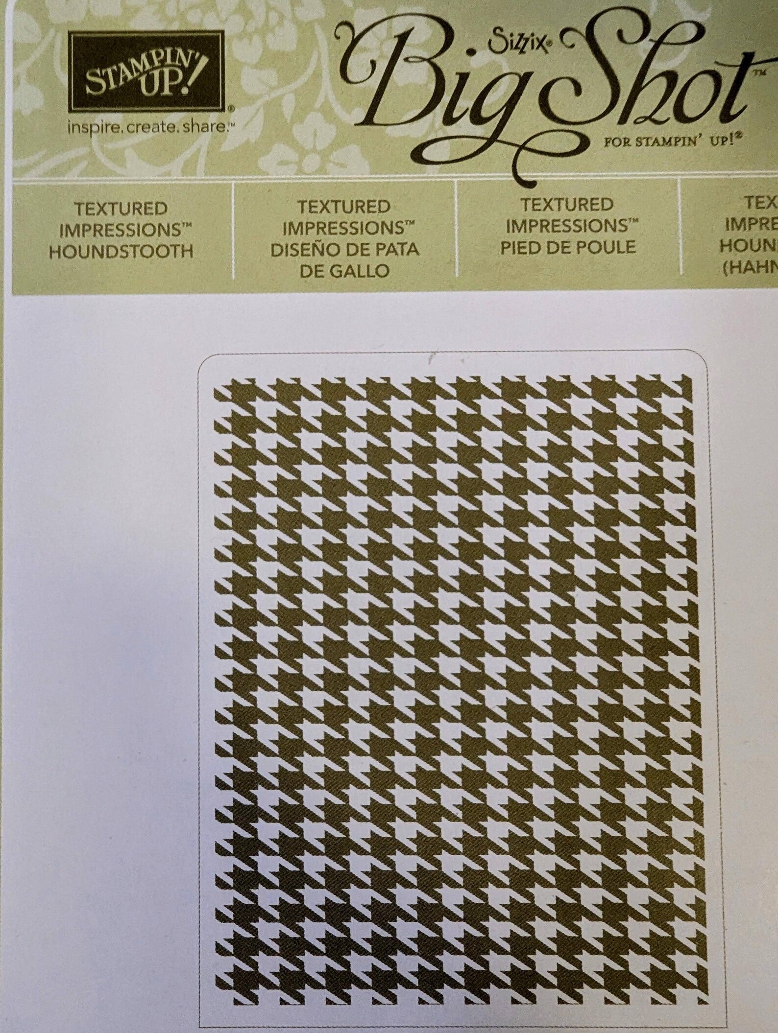 Stampin' Up! Textured Impressions Embossing Folders (J) - Etsy