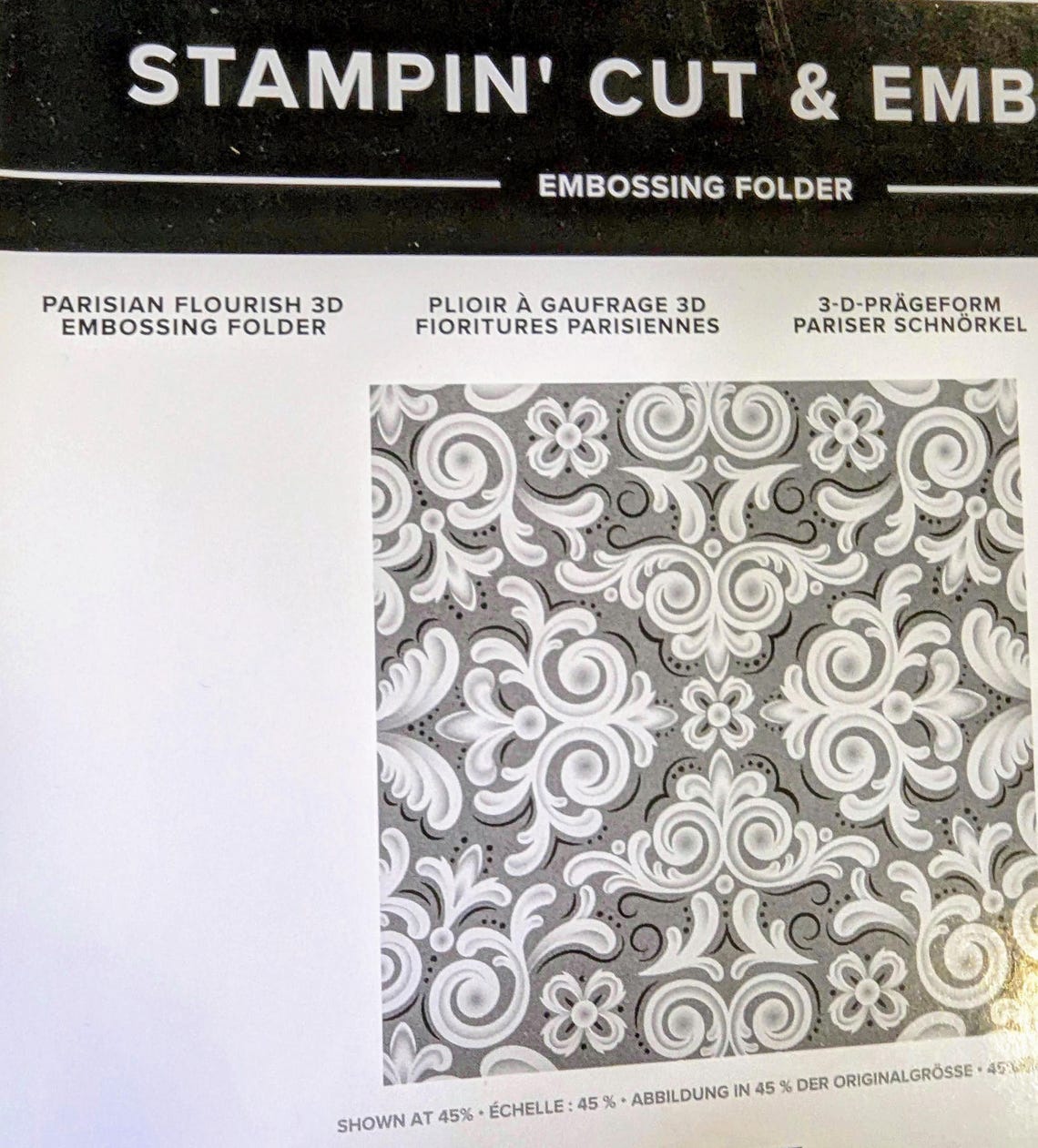 Stampin' Up! "cut & Emboss" Embossing Folders (J) - Etsy