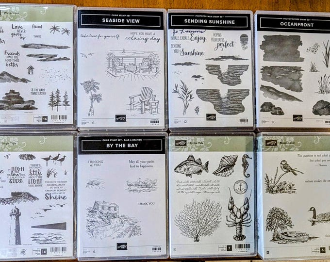 Stampin' Up! Red Rubber & Photopolymer Stamp Sets (J) - Etsy