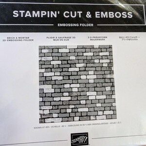 Stampin' Up! Cut & Emboss / TIEF Embossing Folders (J) - Etsy