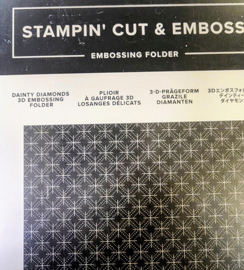 Stampin' Up! "cut & Emboss" Embossing Folders (J) - Etsy