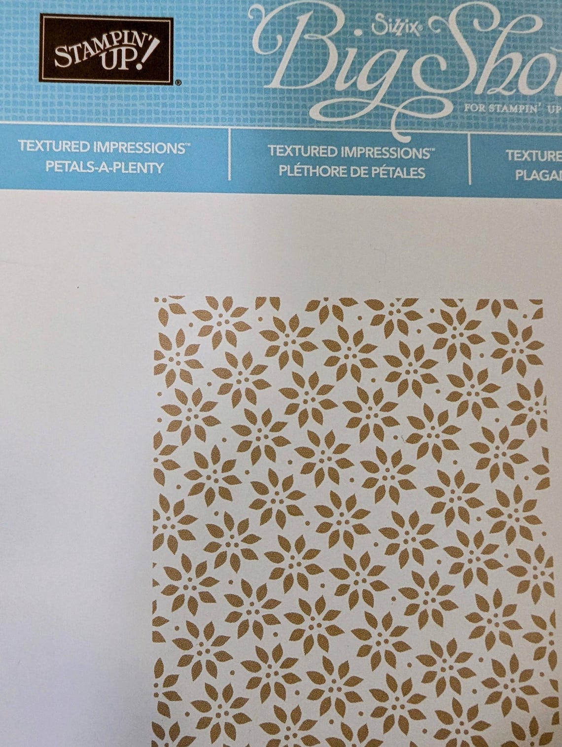 Stampin' Up! Textured Impressions Embossing Folders (J) - Etsy