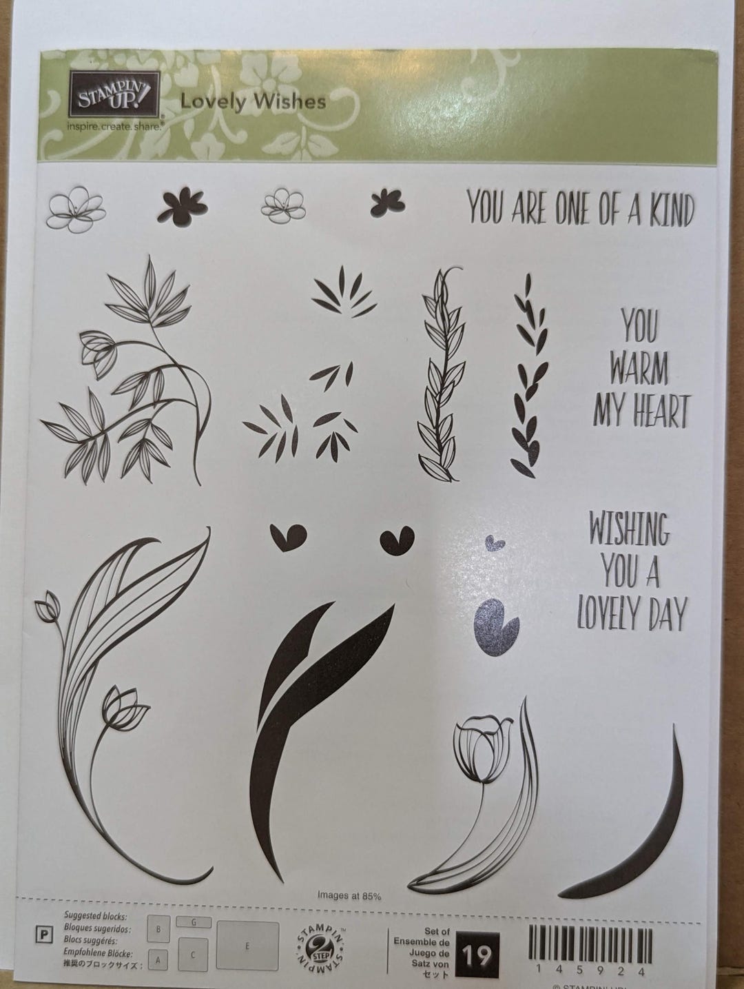 Stampin' Up! Rubber/photopolymer Stamps - Etsy