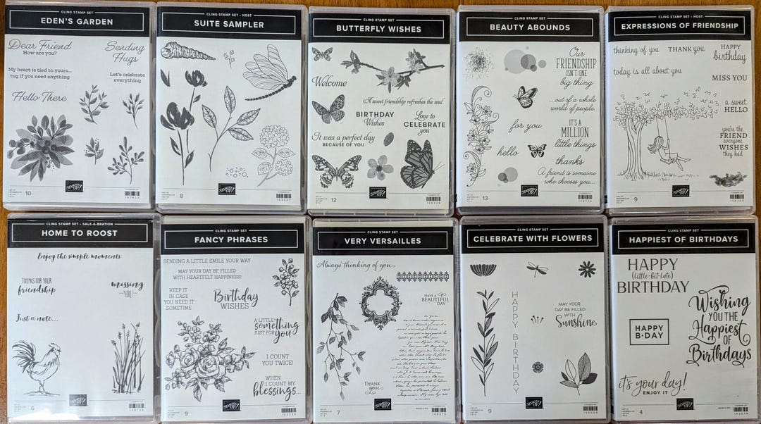 Stampin' Up! Stamp Sets (J) - Etsy
