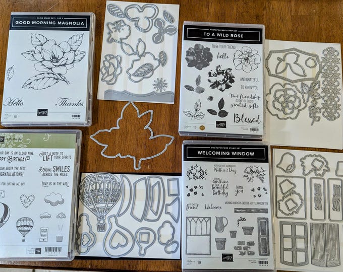 Stampin' Up! Stamp Sets & Matching Dies (J) - Etsy