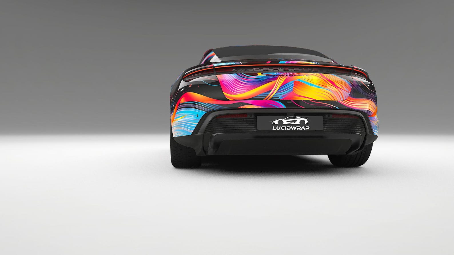 Car Wrap Design Neon Waves: Digital File for Print, High Resolution - Etsy