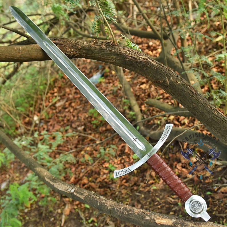 Handmade Damascus Steel Viking Sword | Hand-forged Personalized Sword ...