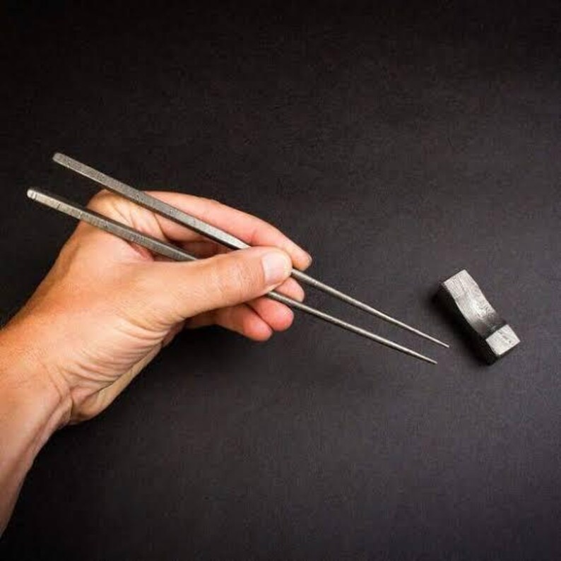 Personalized Chopsticks | Hand Forged Damascus Steel Chop Sticks With ...