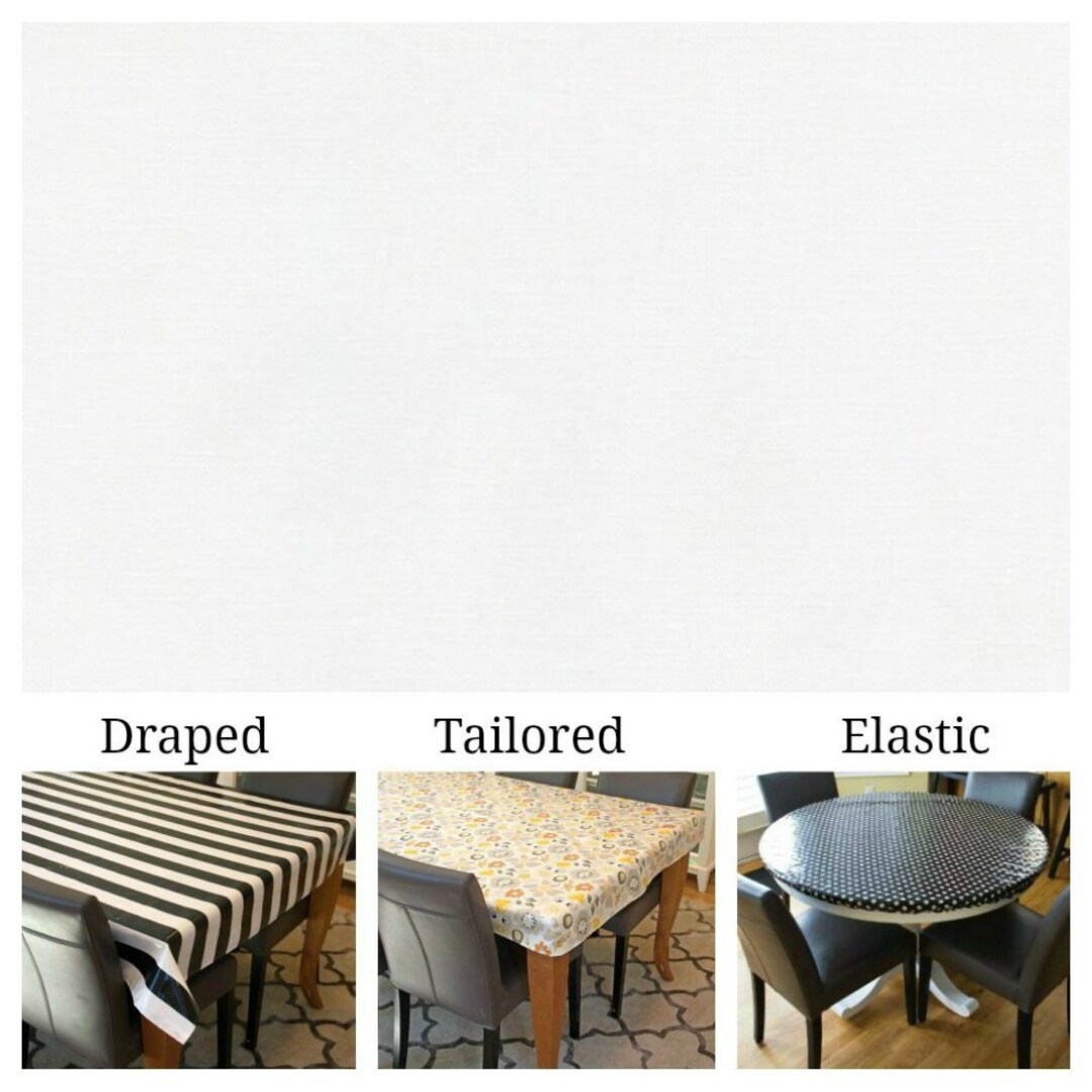 Oilcloth Aka Laminated Cotton/linen Heavyweight Tablecloth TAILORED ...
