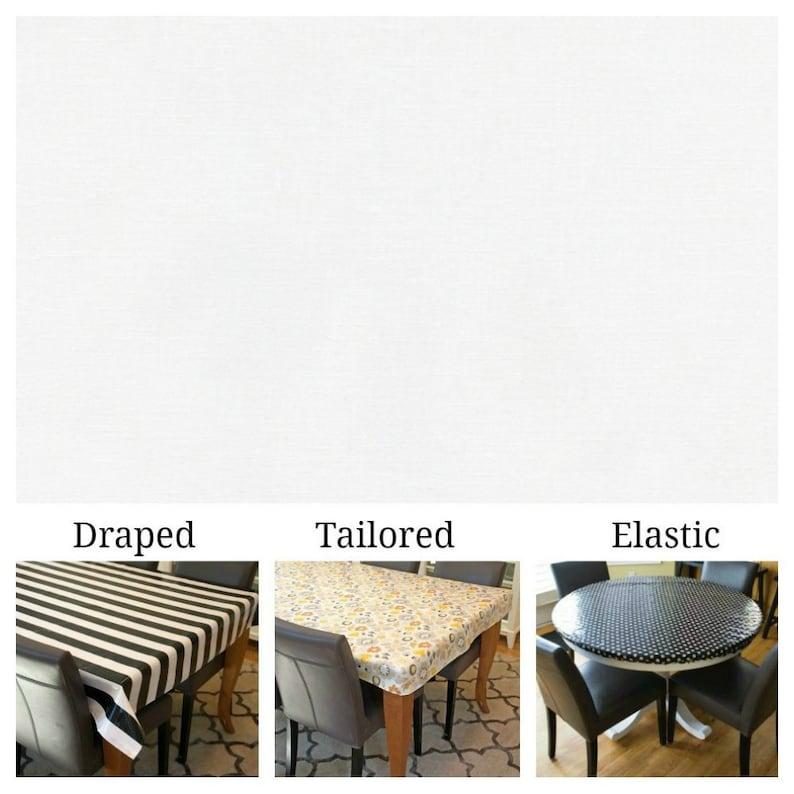 Oilcloth Aka Laminated Cotton/linen Heavyweight Tablecloth TAILORED ...