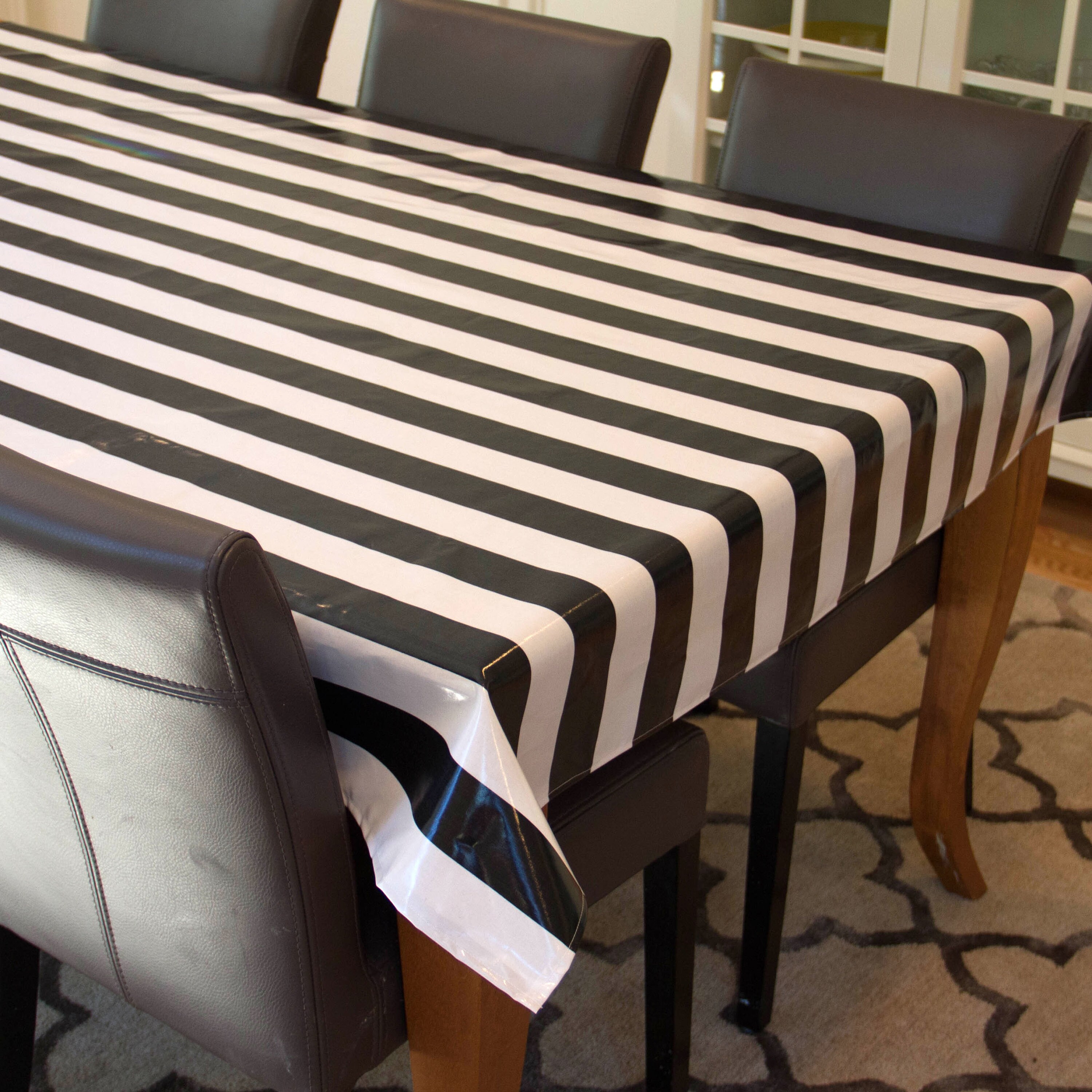 Laminated Cotton Aka Oilcloth Heavyweight Tablecloth, Fitted by ...