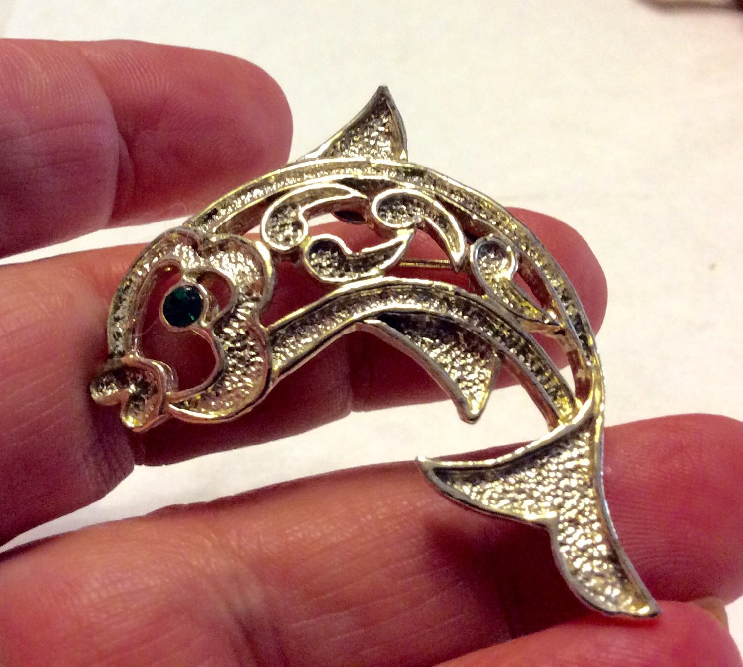 Vintage Gerry's Coy Fish Brooch Pin. - Etsy