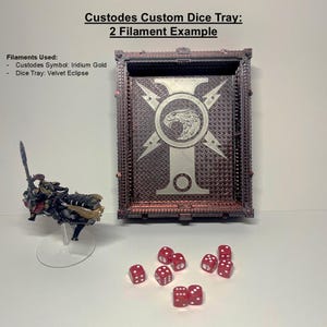 Custom Warhammer Dice Tray - Any Faction- High Quality - 3D Printed - Etsy