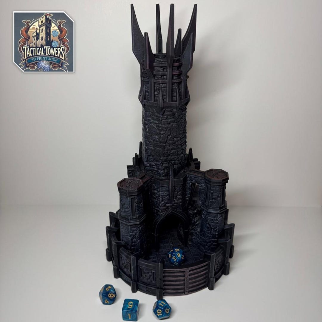 Barad-dur Dice Tower: Lord of the Rings 3D Printed Tower - Etsy