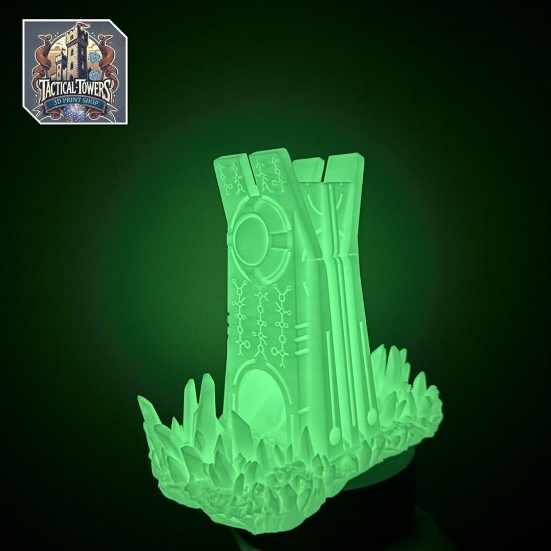 Alien Monolith Dice Tower - 3d Printed - Warhammer 40k - Necron Tower ...