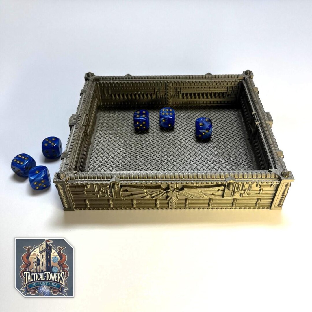 Imperial Vault Dice Tray – 3D Printed Warhammer 40K - Etsy