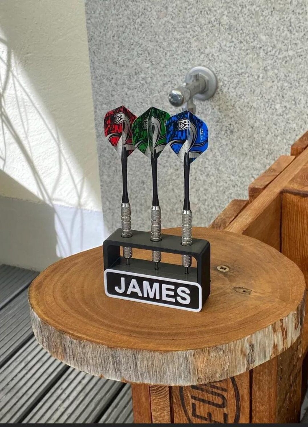 Personalized 3d-printed Dart Holder With Custom Name - Etsy