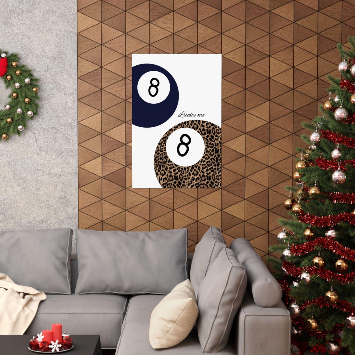 Leopard Cheetah 8 Ball Poster - Etsy