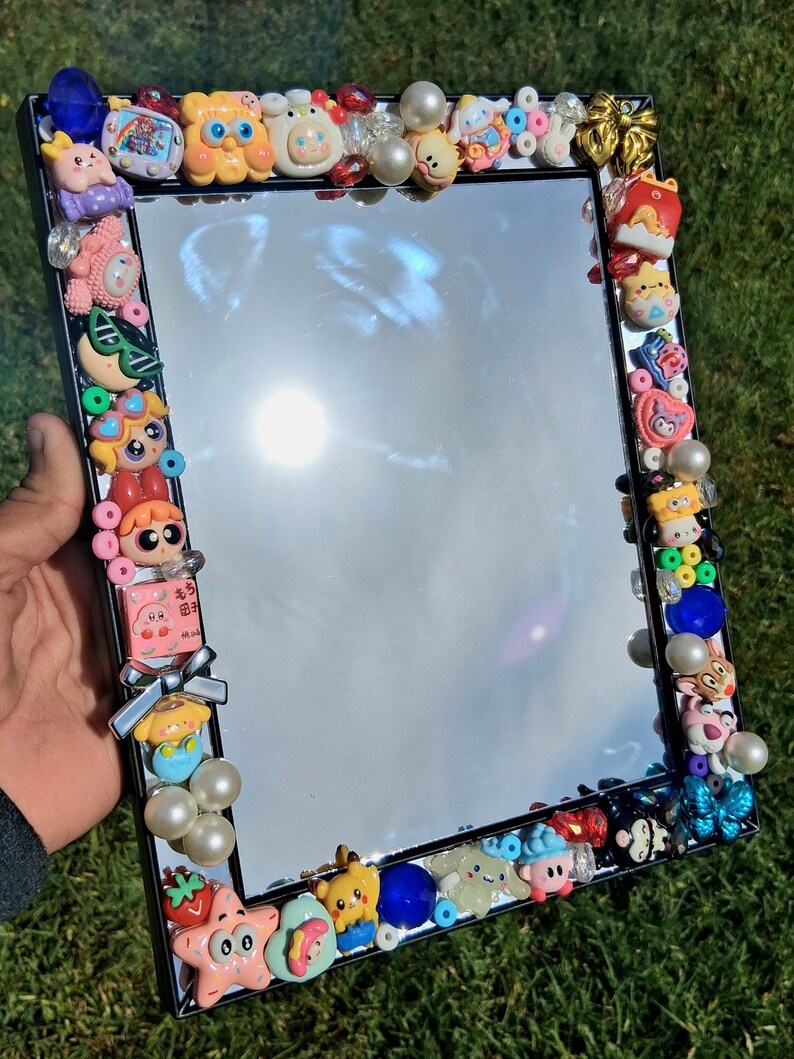 Cute Cartoon Junk Mirror - Etsy