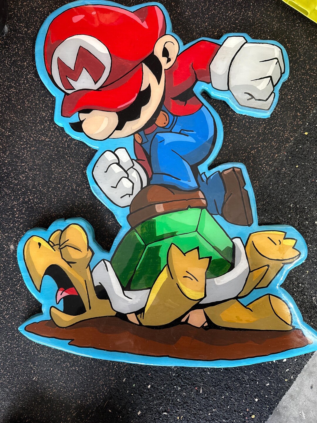 Mario Stomp Wall Art - Etsy