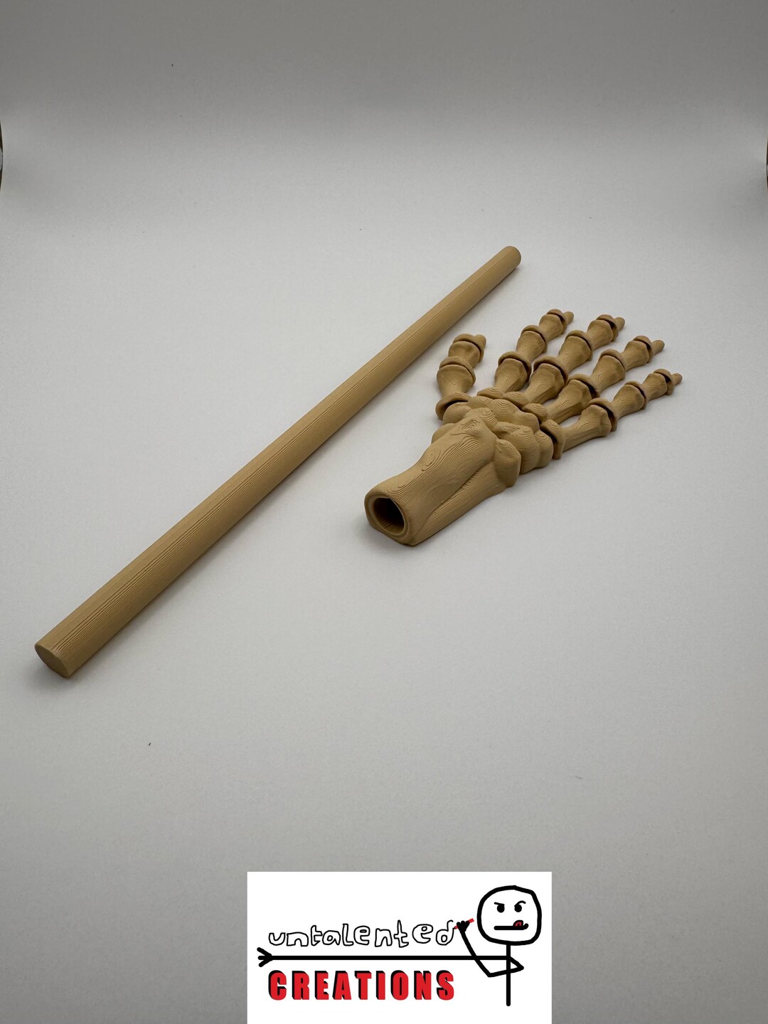 Skeleton Hand Topper With Stick - Etsy