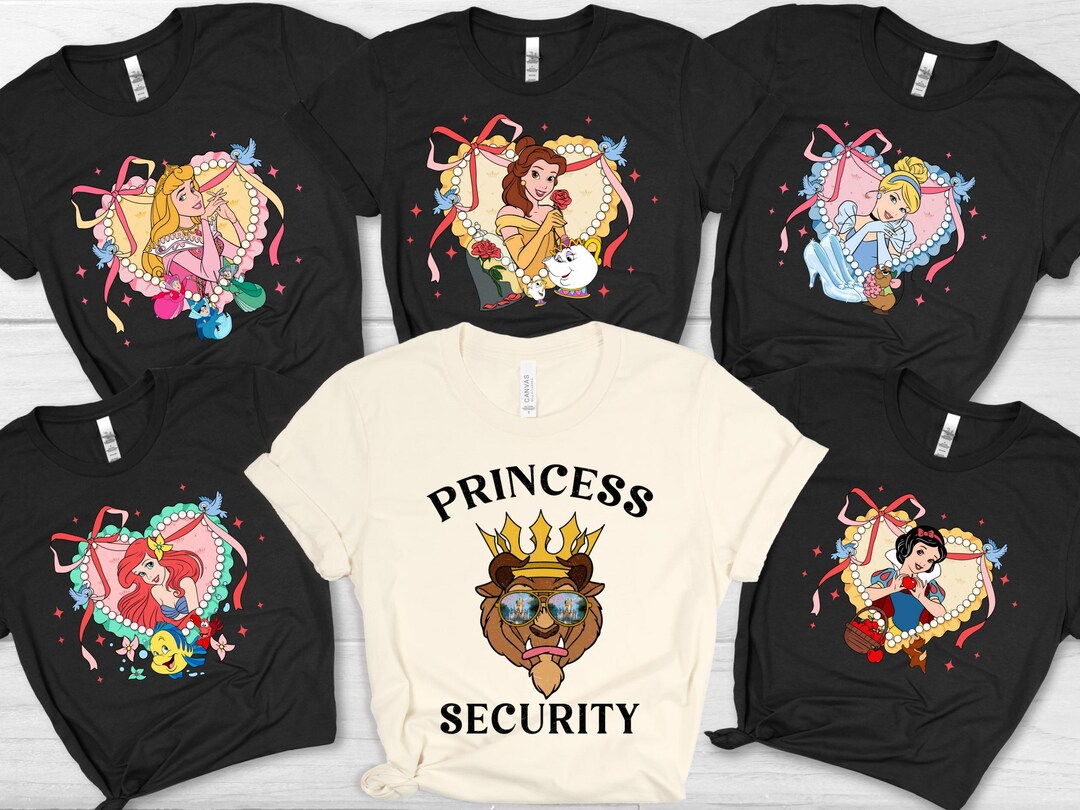Disney Princess Security Shirt, Disney Princess Shirt, New Dad Shirts ...