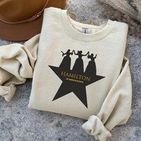 Broadway Sweatshirt, Custom Name on Sleeve Hamilton Sweatshirt ...