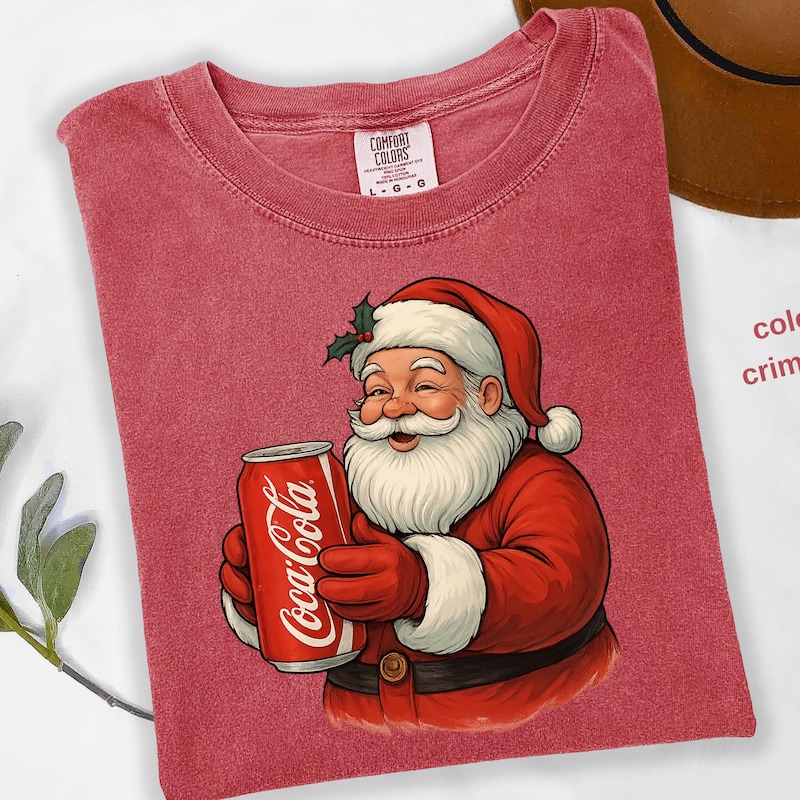 Coca Cola Santa T Shirts - Etsy