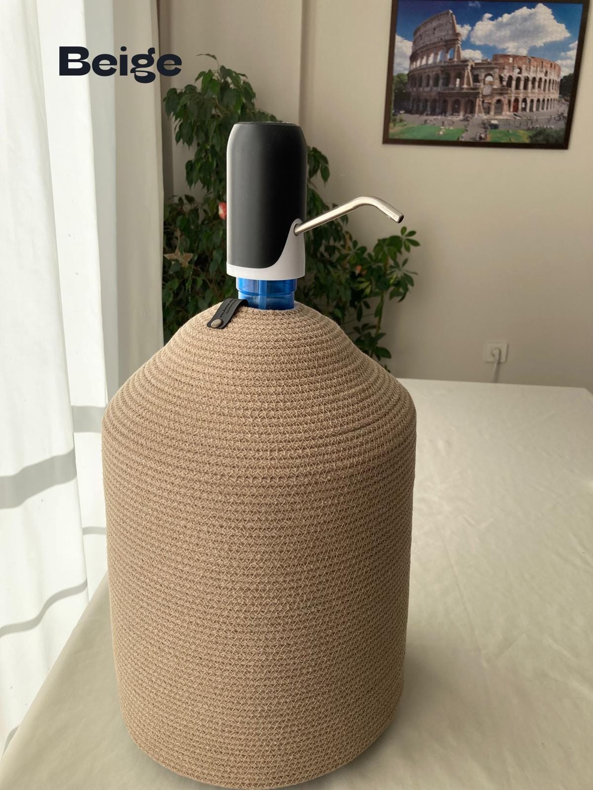 5 Gallon/20 Liter Handmade Woven Water Jug Cover - Crochetrope Carboy ...
