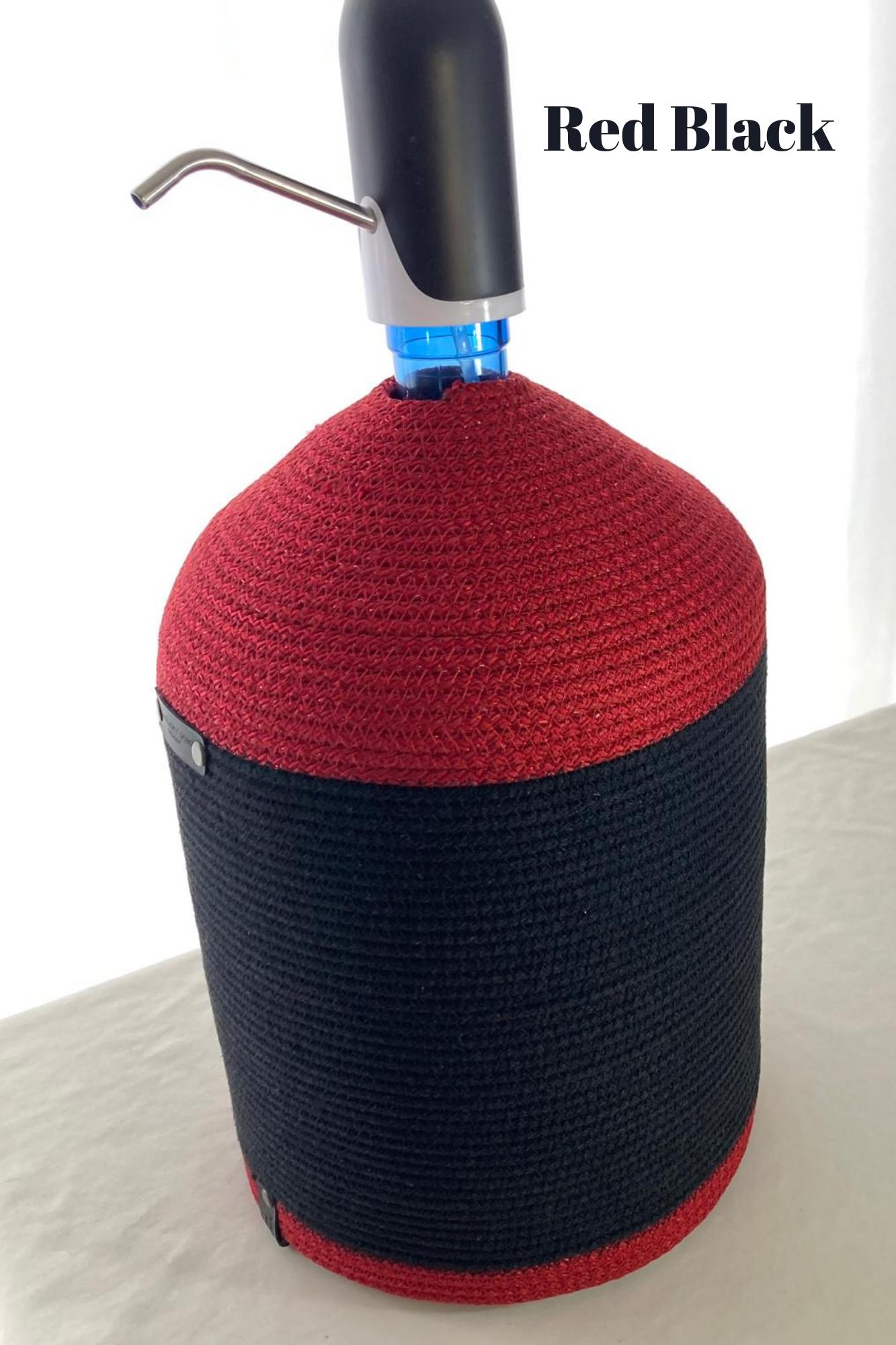 5 Gallon/20 Liter Handmade Woven Water Jug Cover - Crochetrope Carboy ...