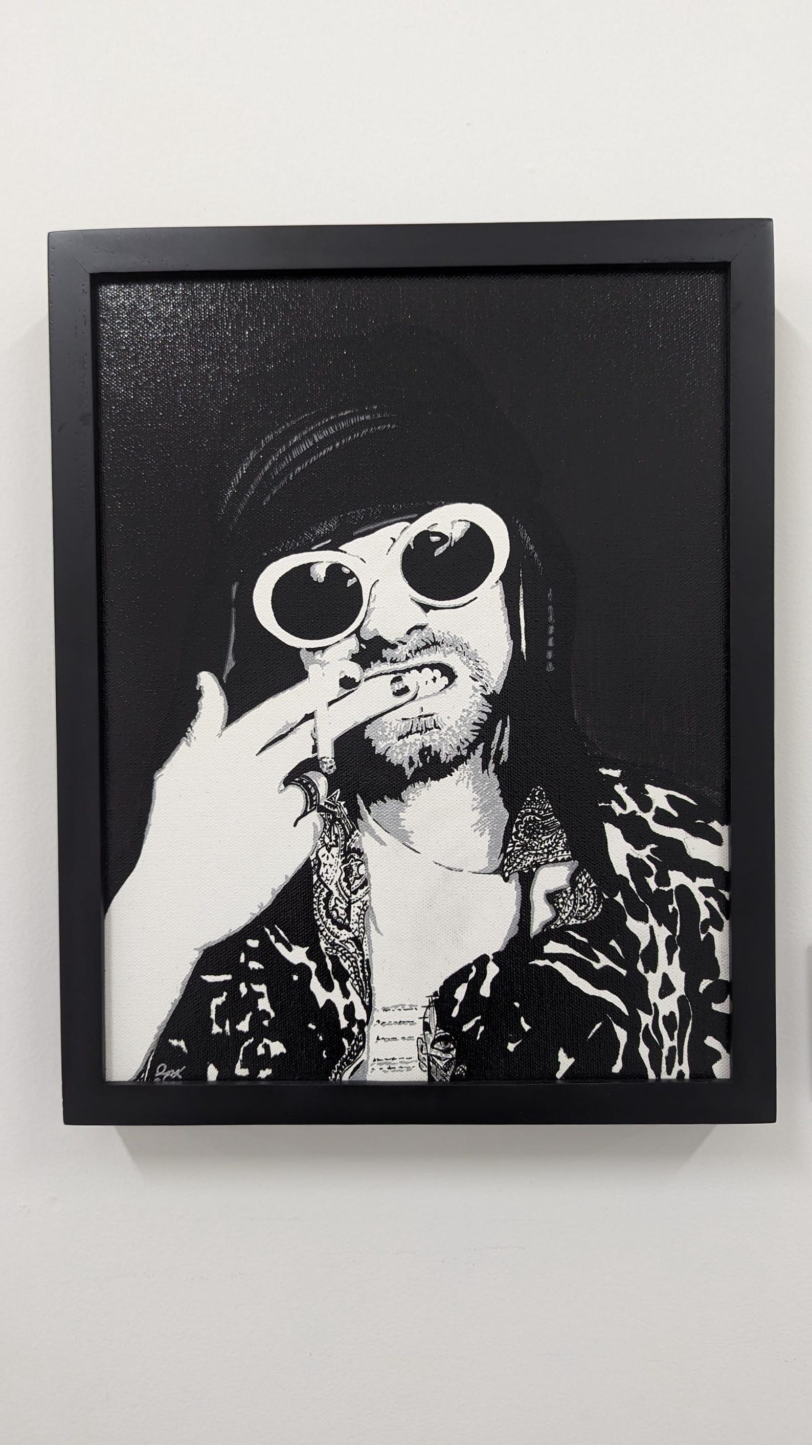 Kurt Cobain, Nirvana, Original Artwork, Gallery Canvas, 11x14 Inch ...