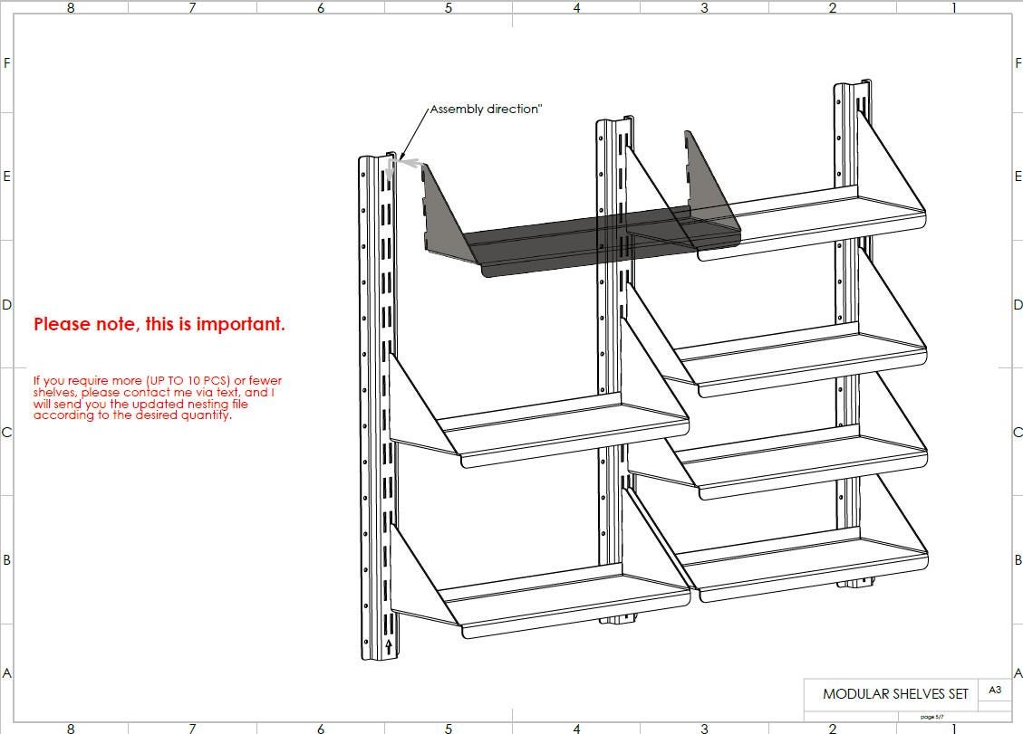 DIY Heavy Duty Sheet Metal Shelving: Modular Storage Solution (CNC DXF ...
