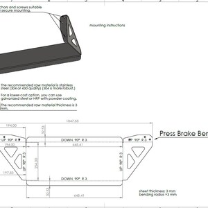Sheet Metal Wall Shelf: Stainless Steel Storage (fabrication DXF ...