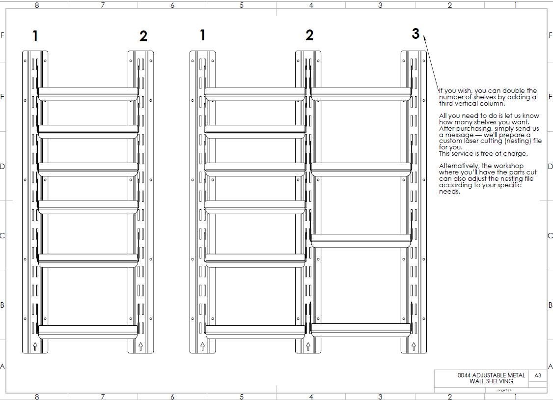 DIY Heavy Duty Sheet Metal Shelving: Modular Wall-mounted Storage (CNC ...