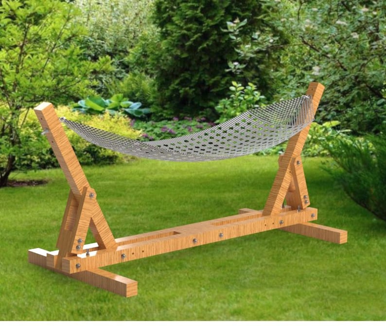 DIY Hammock Stand Plans | Wooden Hammock Stand Build Guide ...