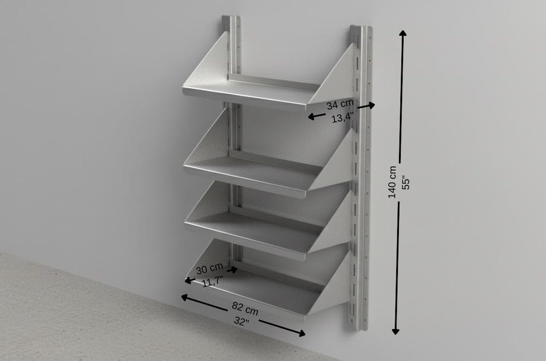 Sheet Metal Shelving: Heavy Duty Modular Storage Solution (CNC DXF ...