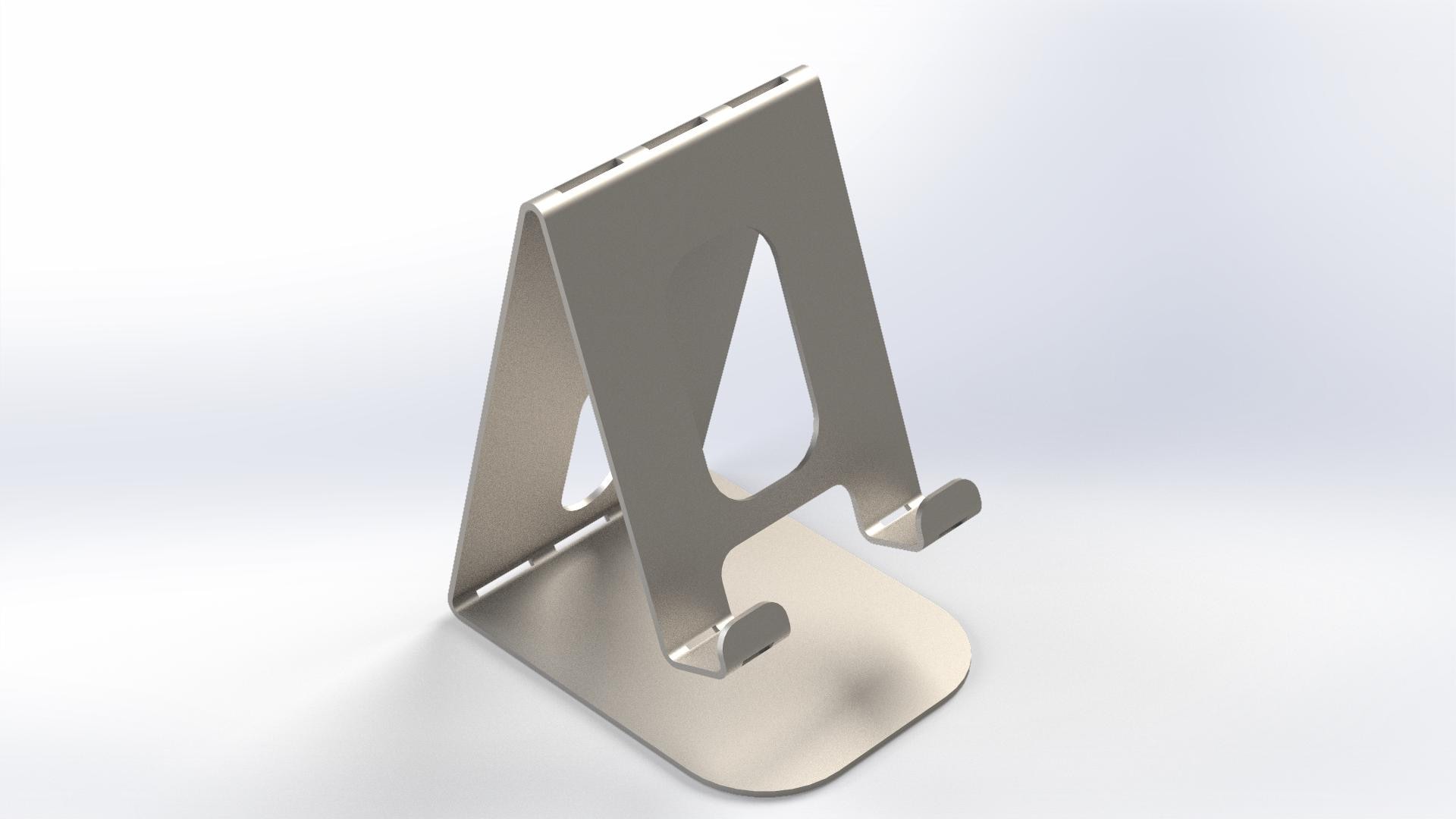 Metal Phone Stand DXF File, FREE Personalization, Laser Cut Template ...
