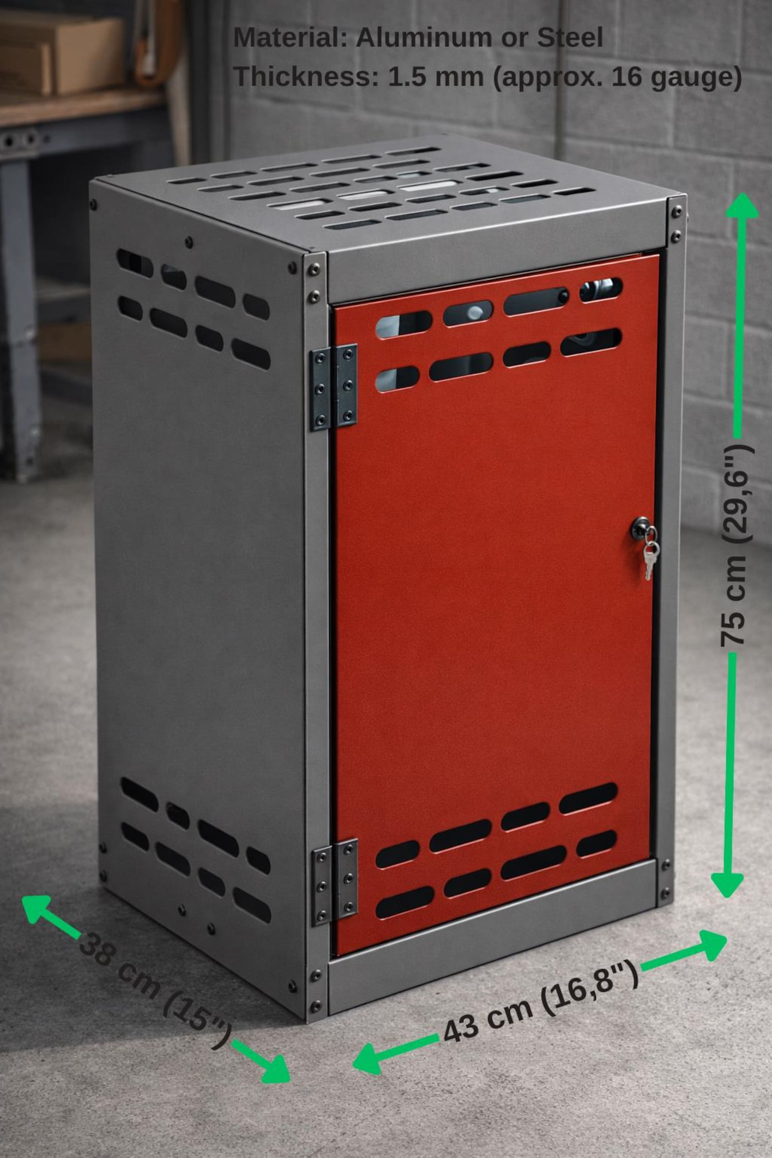 Sheet Metal Cabinet DXF Plans | Tool Box | (digital Download) - Etsy