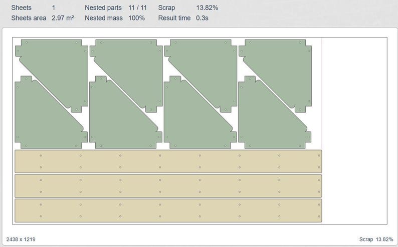 CNC Laser Cut 8-tier Corner Shelf DXF File (digital Download) - Etsy