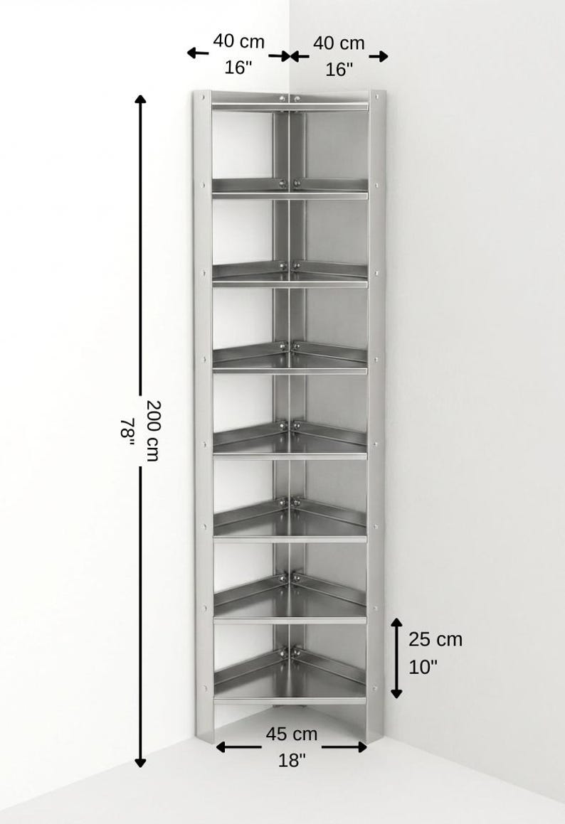 CNC Laser Cut 8-tier Corner Shelf DXF File (digital Download) - Etsy