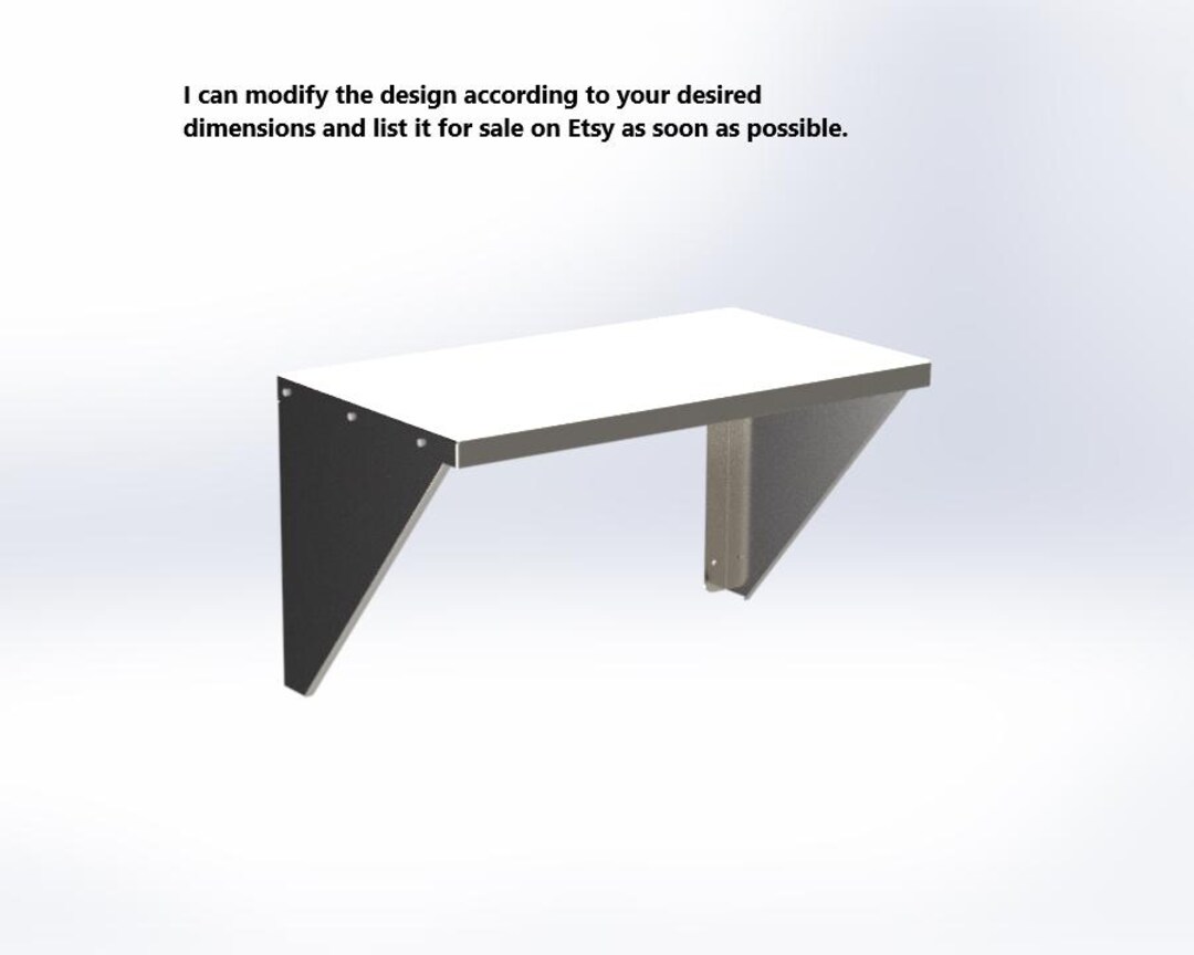 Wall-mounted Metal Shelf - Industrial Floating Shelf for Home, Office ...