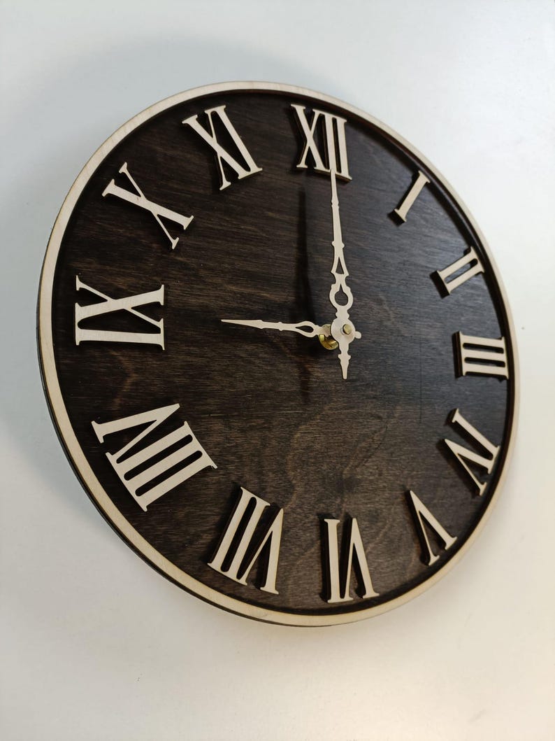 Wooden Clock Face and 15 Hands SVG Bundle | Mandala Wall Clock DIY Kit ...