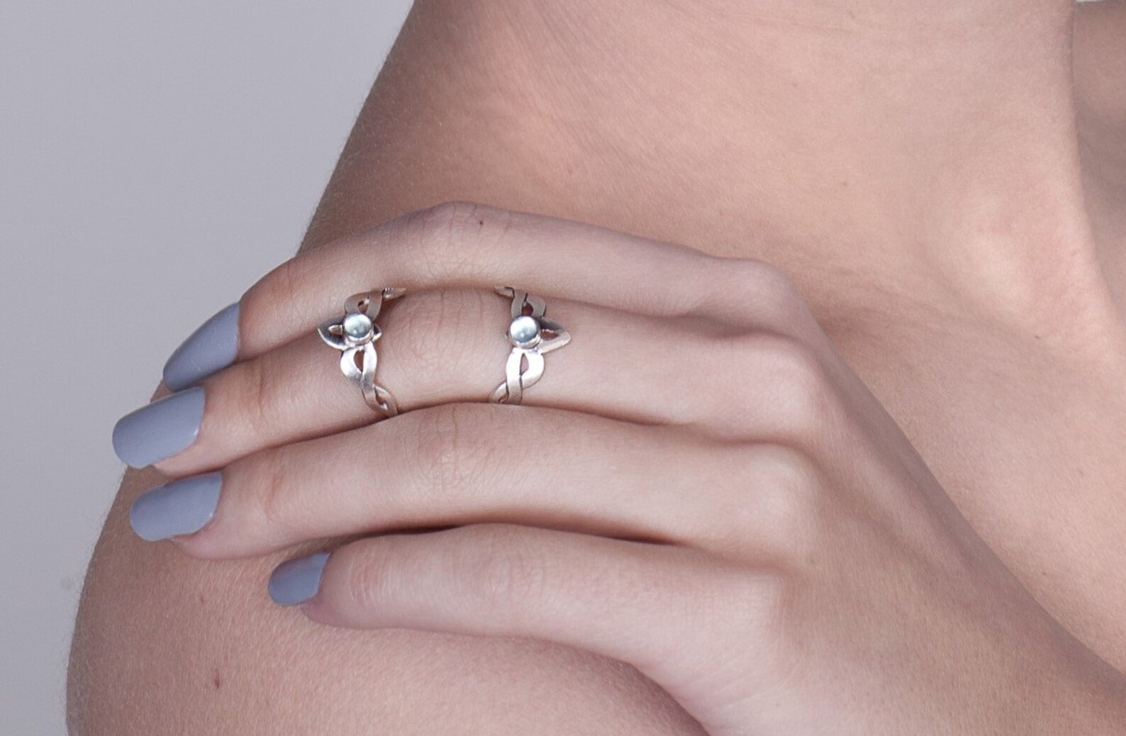 Gold Knuckle Ring Personalized Gemstones , Knuckle Ring , Alternative ...