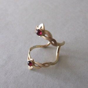 Gold Knuckle Ring - Personalized Gemstones , Knuckle Ring , Alternative ...