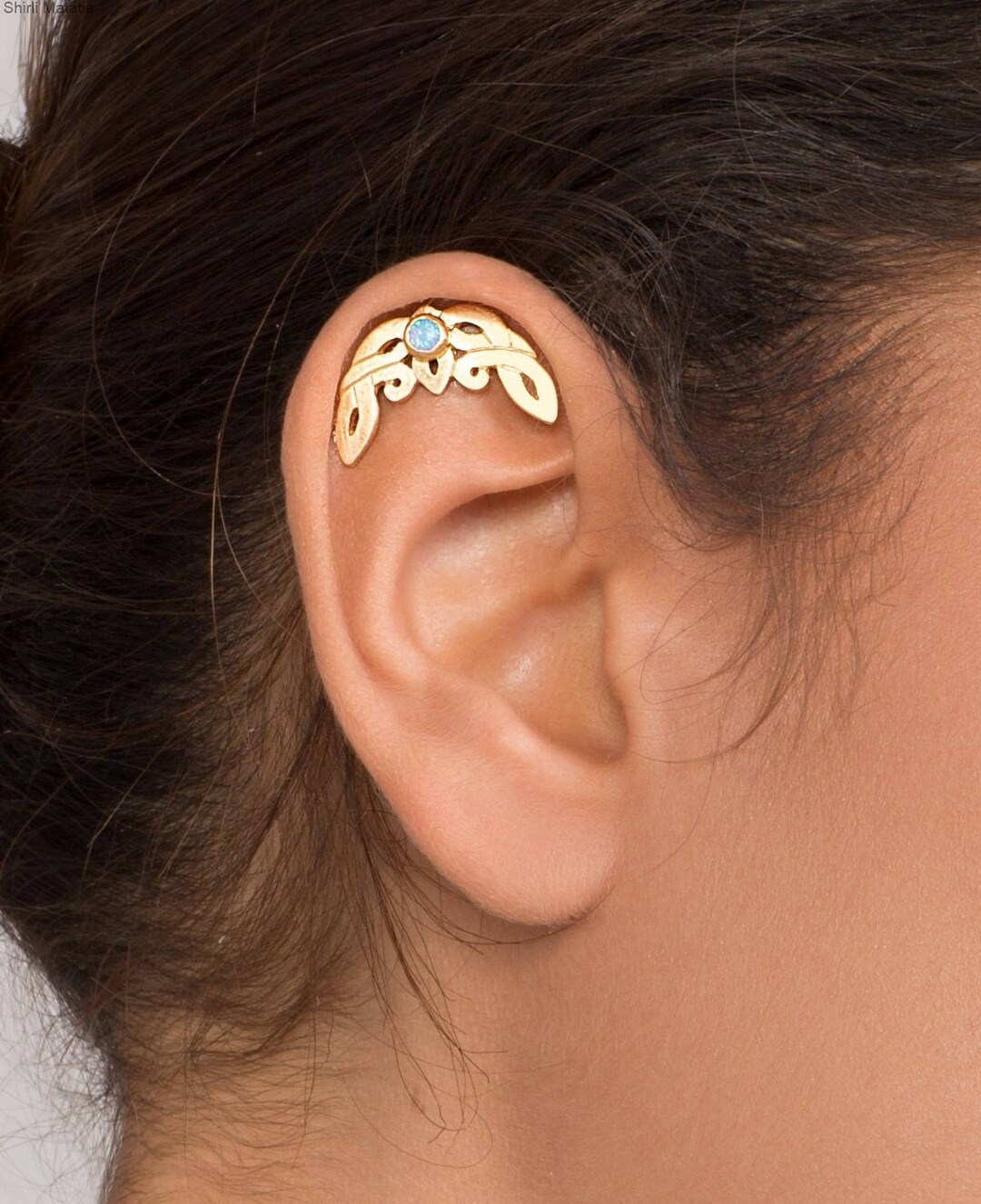 Personalized Solid Gold Cartilage Earring- Gold Cartilage Earring ...