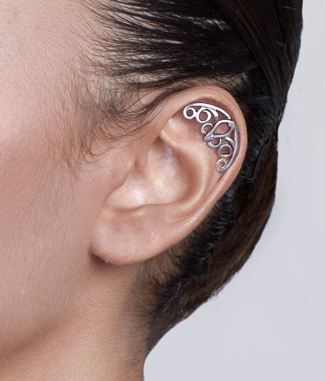 Silver Celtic Spiral Helix Earring - Helix Earring, Cartilage Earring ...