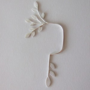 14K Gold Big Tree Ear Cuff Wedding Jewelry , Woodland Wedding , Bridal ...