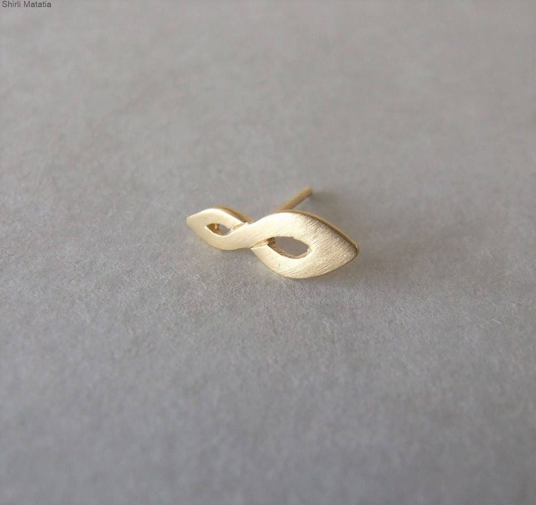Solid Gold Celtic Flame Tragus Earring - Tragus Piercing , Gold Tragus ...