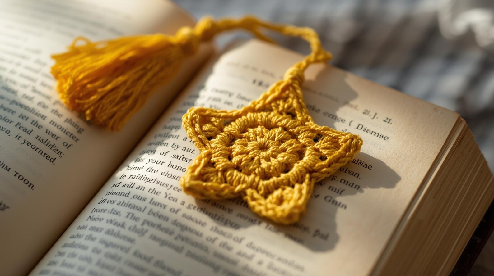 Crochet Star Bookmark Pattern: Easy Tassel DIY Gift (PDF Pattern - Etsy